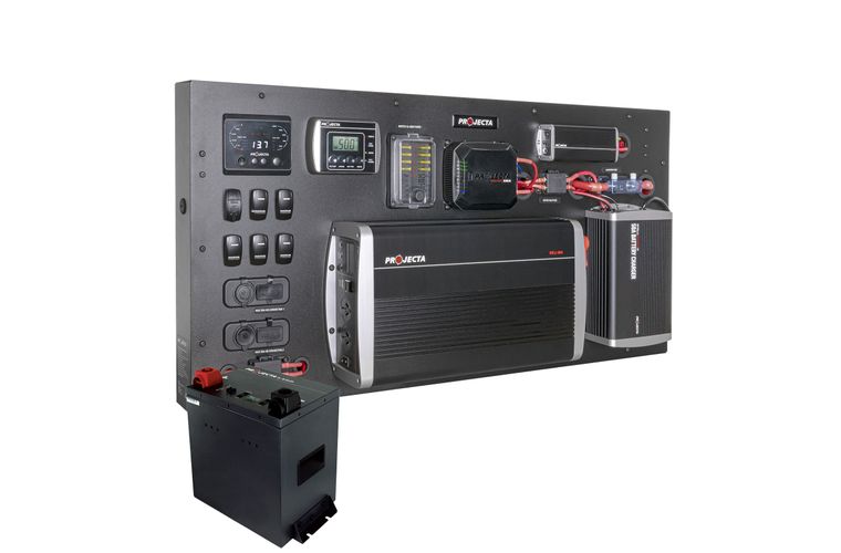 12V AC/DC Power Management Board with 2000W Inverter & 200Ah Lithium ...