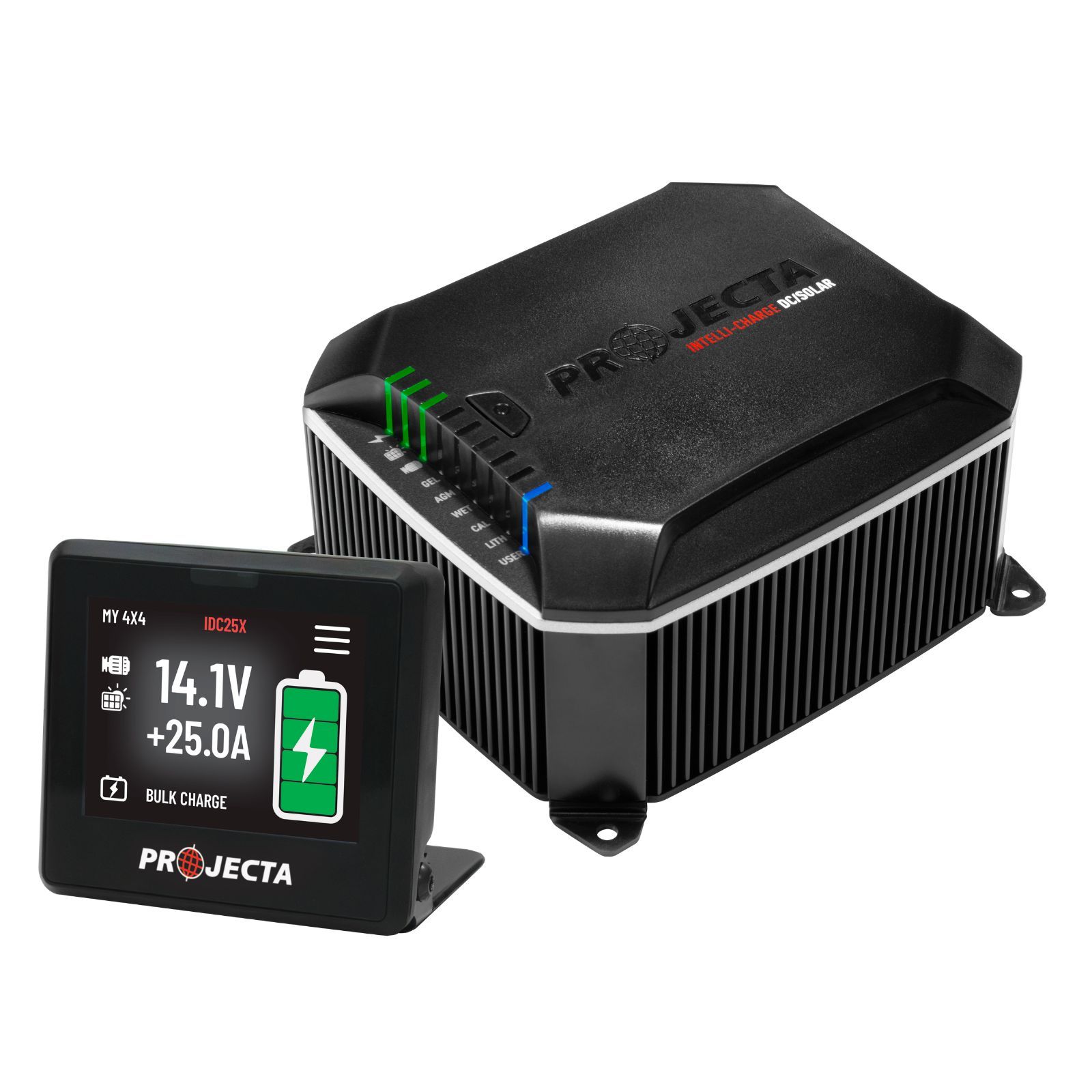 12/24V 50A DC-DC Battery Charger with MPPT Solar and IQ Screen | Projecta