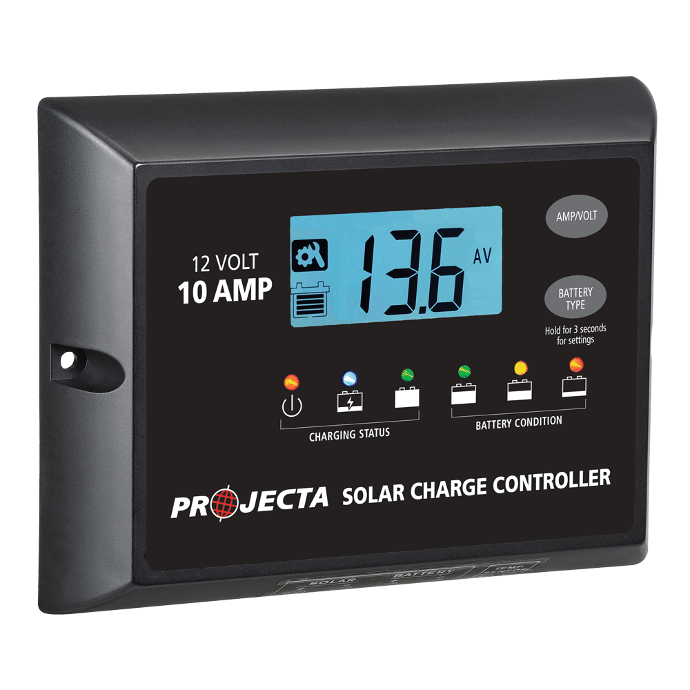 Automatic 12V 10A 4 Stage Solar Charge Controller Projecta